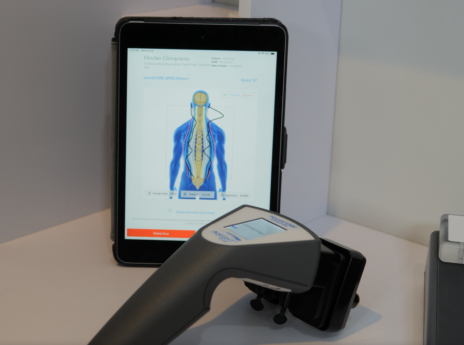Tracking Postural Health with Surface EMG Scans